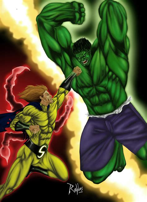 Hulk Vs Sentry By Isaadrc On Deviantart