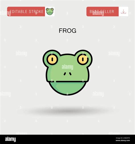 Frog Simple Vector Icon Stock Vector Image And Art Alamy