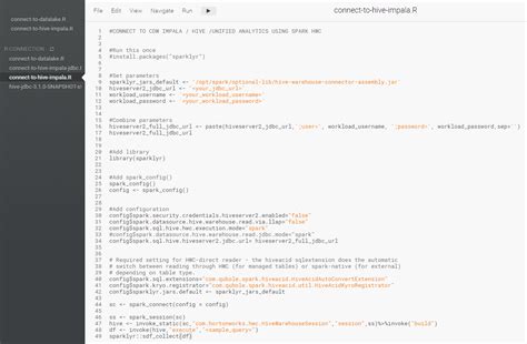 Connecting Cml To Data Lake And Cdw With R Cloudera Community 356853