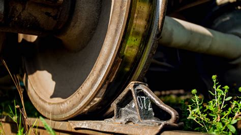 철도에 특수 스토퍼 메커니즘의 클로즈업 이미지는 마차와 기차 롤을 방지 0명에 대한 스톡 사진 및 기타 이미지 0명 강철 객차 Istock