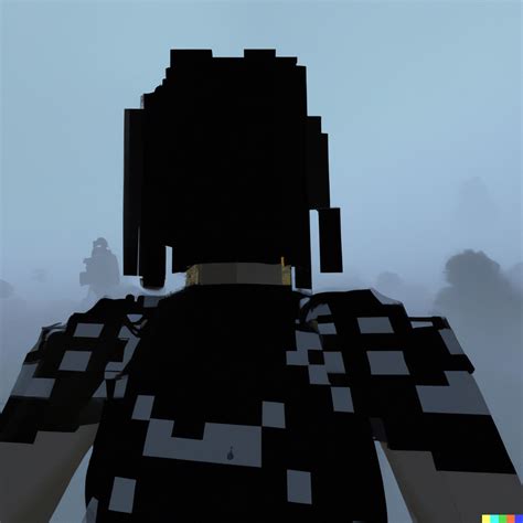 Sean × Dall·e 2 Screenshot From The Game Minecraft First Person View