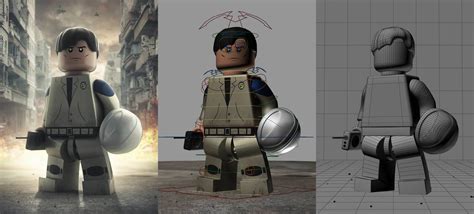 Lego Character D Model By Khaled Lakmes