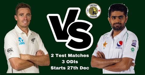 New Zealand Tour Of Pakistan 2023 Schedule Venue Team Squads And Live
