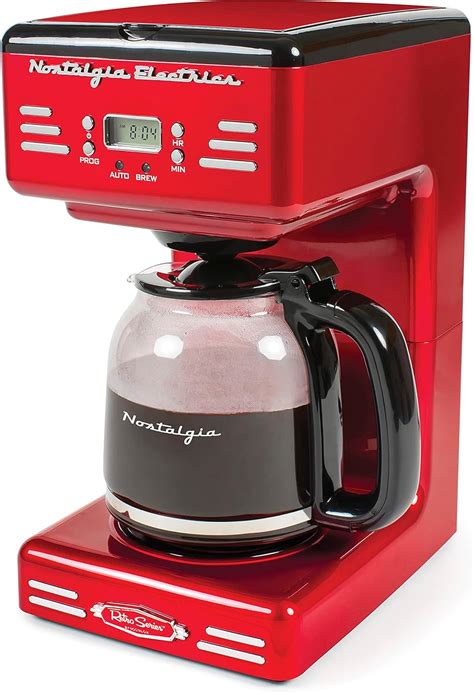 Nostalgia Retro 12 Cup Programmable Coffee Maker With Led