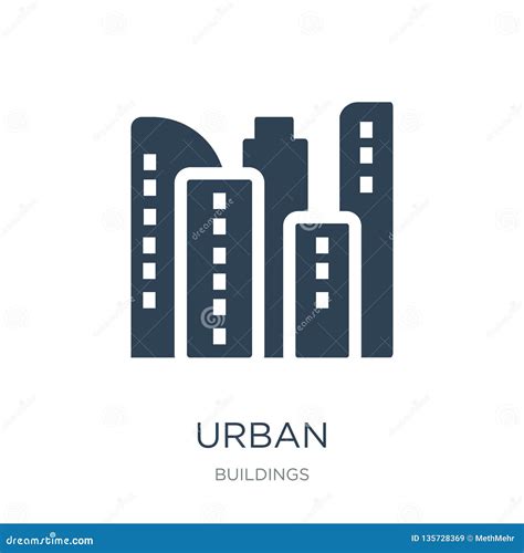 Urban Icon In Trendy Design Style Urban Icon Isolated On White