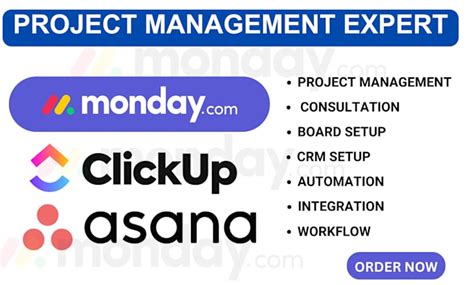 Monday Crm Monday Clickup Asana Airtable Zapier Make Notion