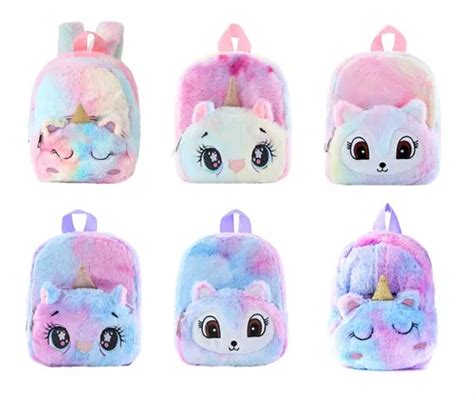 Bolsa Hombro Felpa Linda Mochila Felpa Dibujos Animados Cuotas Sin