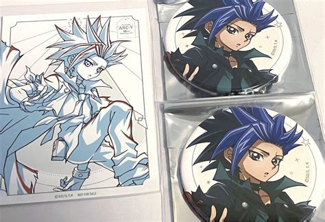 遊戯王 Arc V コラボカフェ本舗 Blanc カフェ 等身缶バッジ ユート メルカリ