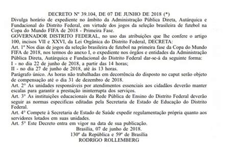 União ponto facultativo na Copa dá brecha para servidor não compensar