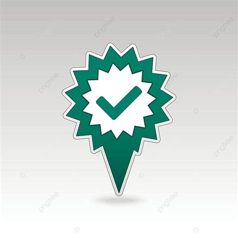 check pin map icon map pointermarkers vector yes gps vector vector