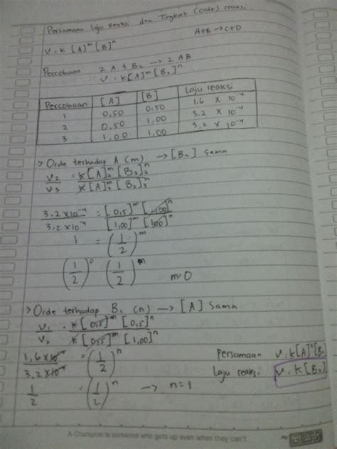 Detail Contoh Soal Laju Reaksi Dan Pembahasan Koleksi Nomer 19