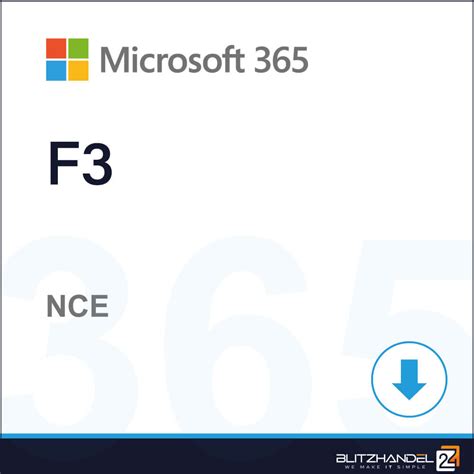 Microsoft 365 F3 Nce Blitzhandel24 Soluzioni Di Licenze Software