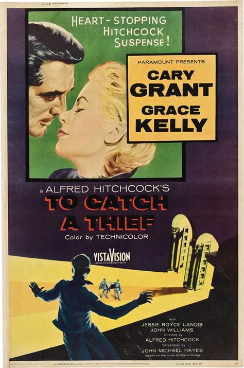 Alfred Hitchcock To Catch A Thief Movie Reproduction Poster E