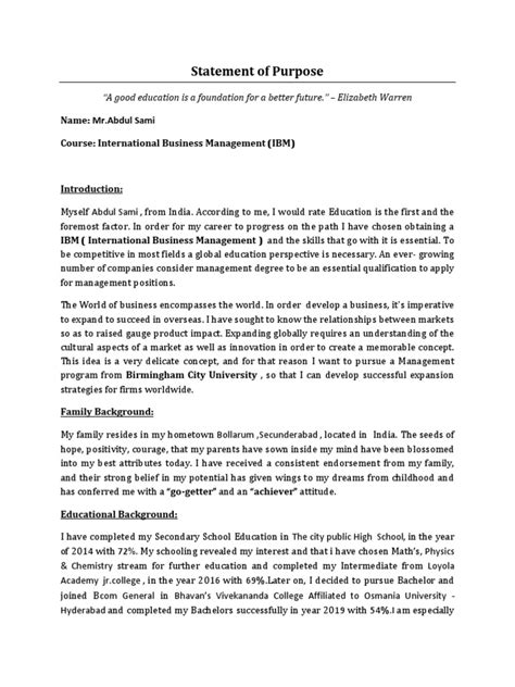 Abdul Sami Sop For Birmingham City University Download Free Pdf