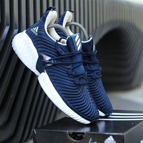 Кроссовки мужские Adidas ALPHABOUNCE Blue / Кроссы Адидас Альфабаунс ...