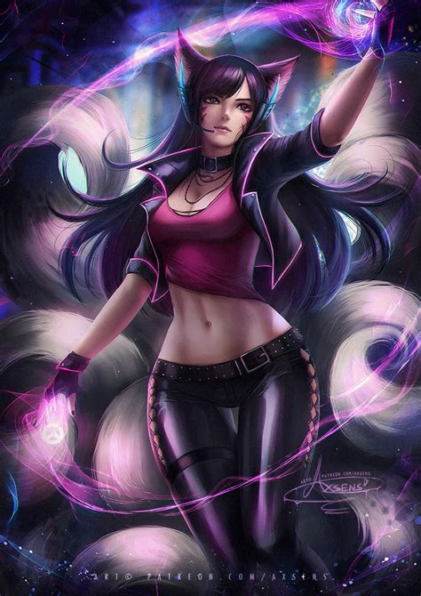 Night Ahri Dva By Axsens Hentai Foundry