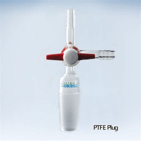 유리 Or 테프론 삼방 콕크 Lukegl® Adapter With Three Way Glass Or Ptfe Cock