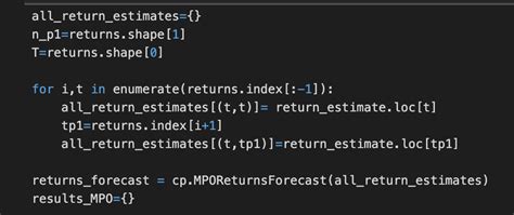 Mpo Example Is Introducing Future Data Issue Cvxgrp