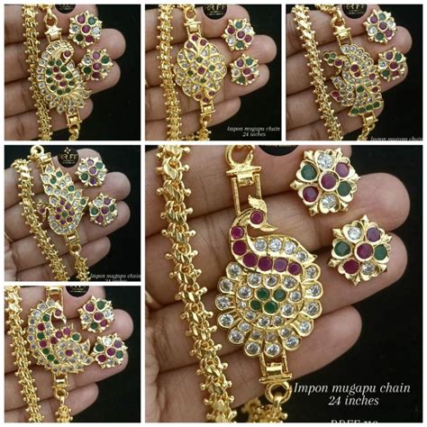 Pengirl Collection Impon Mop Chain And Earring Ready Stock Shopee Malaysia