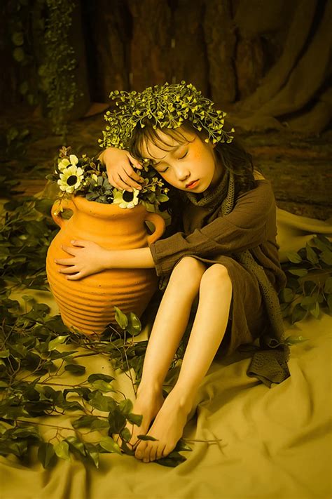 森系女孩 儿童摄影 花瓣网