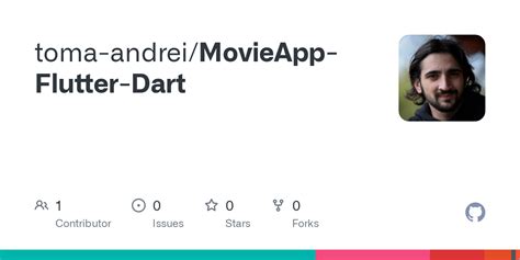 GitHub Toma Andrei MovieApp Flutter Dart