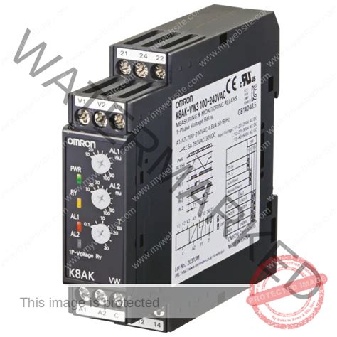 Omron K8ak Vw3 24vac Dc Voltage Monitoring Relay Autofits