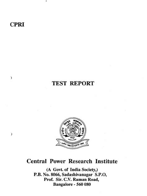 Impulse Voltage Test Pdf