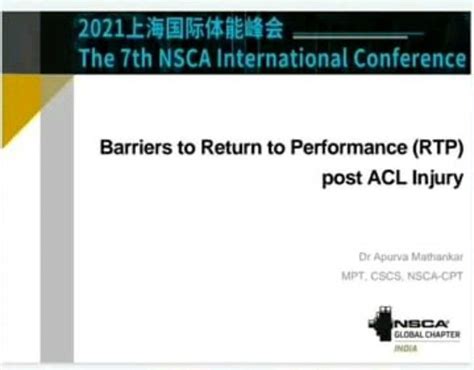 Dr Apurva Mathankar On Linkedin Training Nsca Nscaindia Strengthandconditioning