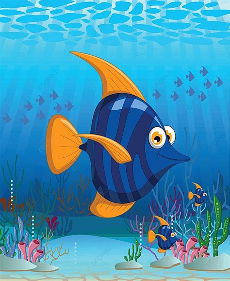 天使魚與海洋生活背景藍色埃及動物 向量 蓝色的 埃及 动物向量圖案素材免費下載PNGEPS和AI素材下載 Pngtree