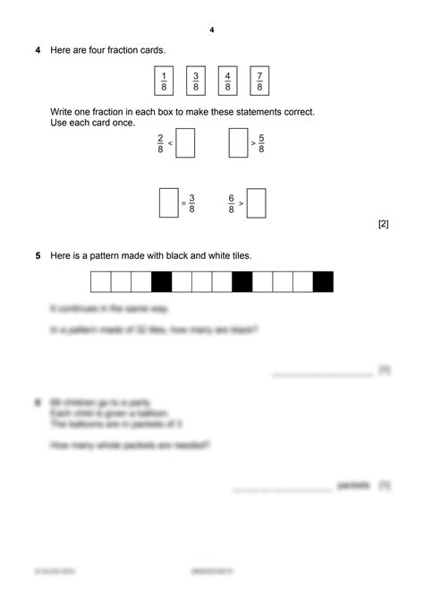 SOLUTION Cambridge Primary Checkpoint Mathematics 0845 October 2019