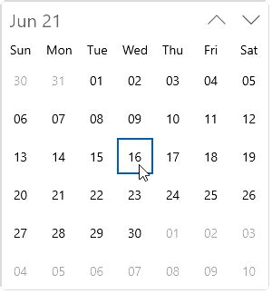 Getting Started With Winui Calendar Control Syncfusion