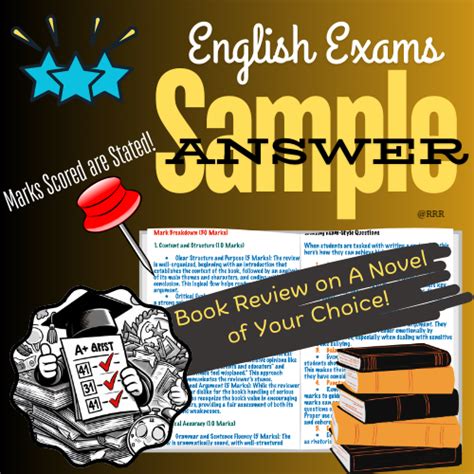 English Book Review Writing Sample Answer And Exam Tips Explained For