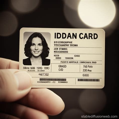 Hand Scanning Id Card Stable Diffusion Online