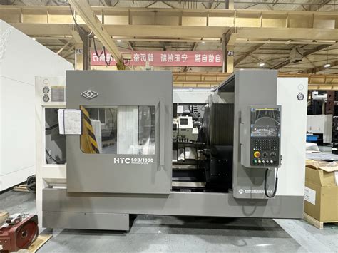 Smtcl Cnc Lathe Machine Htc50b Fanuc System Horizontal 12 Station Servo Turret Slant Bed Cnc Lathe