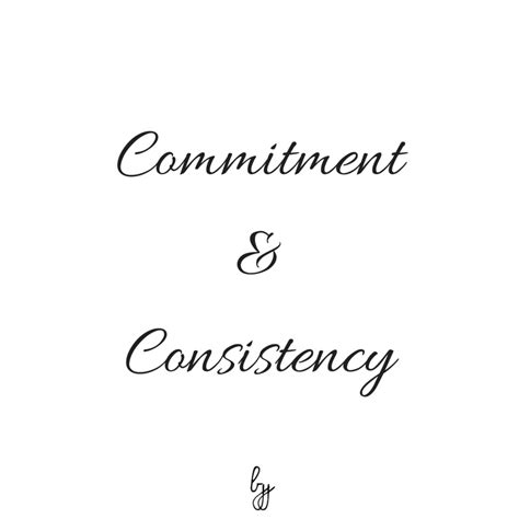 Commitment And Consistency January — Brittany J Jones
