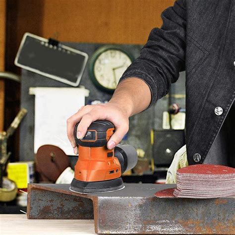 Badu Bg 10pcs за Bosch Psm 100a алуминиев оксид мишка шлифовъчни листове орбитална шлифовъчна