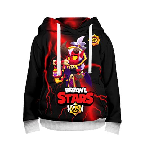 윌로우 데몬 브롤스타즈 후드 스웨트셔츠 브롤스타즈