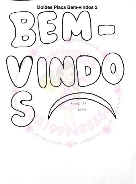 Molde Seja Bem Vindo Braincp