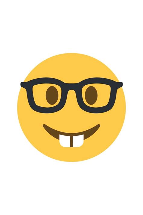 🤓 Nerd Face Emoji In 2024 Emoji Nerd Ascii Art