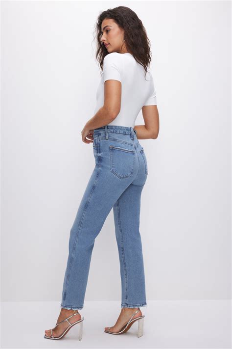 Good Curve Straight Jeans Bblue089 Good American