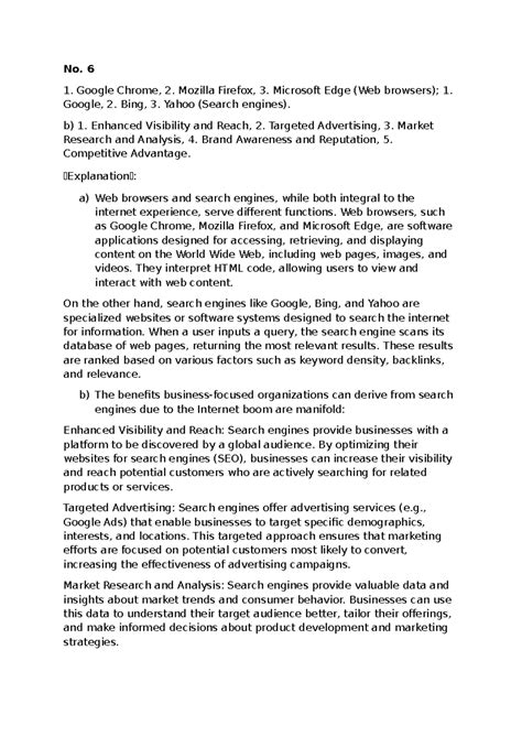 Px Computer Summary Bachelors Degree In Secondary Education No 6