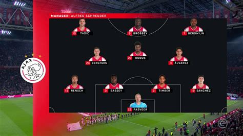 Futbol Eredivisie 2223 Matchday 13 Ajax Amsterdam Vs Psv