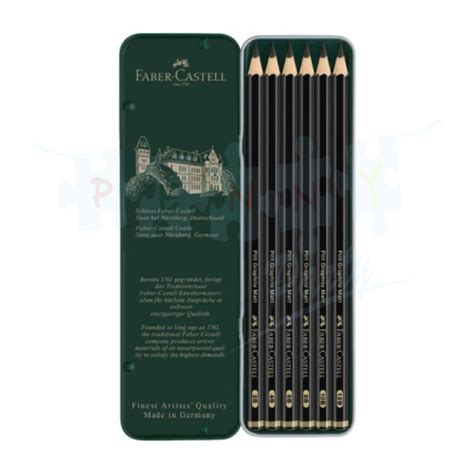 Jual Set 6pcs 11pcs Pensil Lukis Sketsa Premium Hitam Pekat 14b 12b