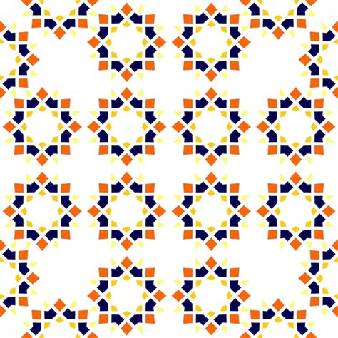 Premium Vector Geometric Ornamental Seamless Pattern Vector Background