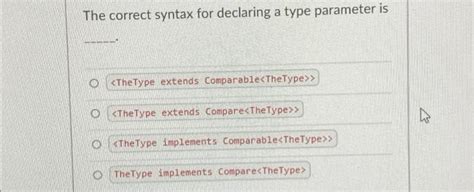 Solved Which Of The Following May Be Associated With A Type