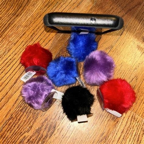 Suckerz Cell Phones And Accessories Fuzzy Pom Pom Suckerz Phone