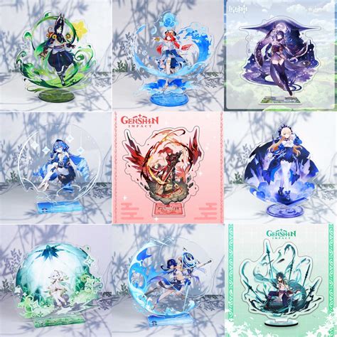 Mô Hình Standee Nhân Vật Genshin Impact Ver ChiÊu ThỨc Game Anime Chibi
