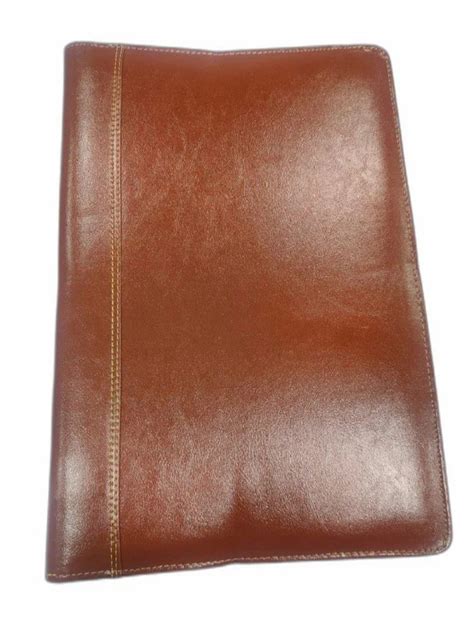 Rexine Zipper Office File Folder Brown A4 At ₹ 80 Piece In