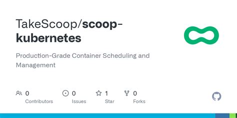 GitHub TakeScoop Scoop Kubernetes Production Grade Container