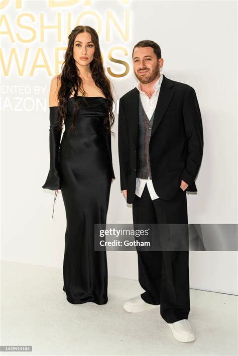 Danielle Guizio And Albert Ayal Attend The 2022 Cfda Fashion Awards